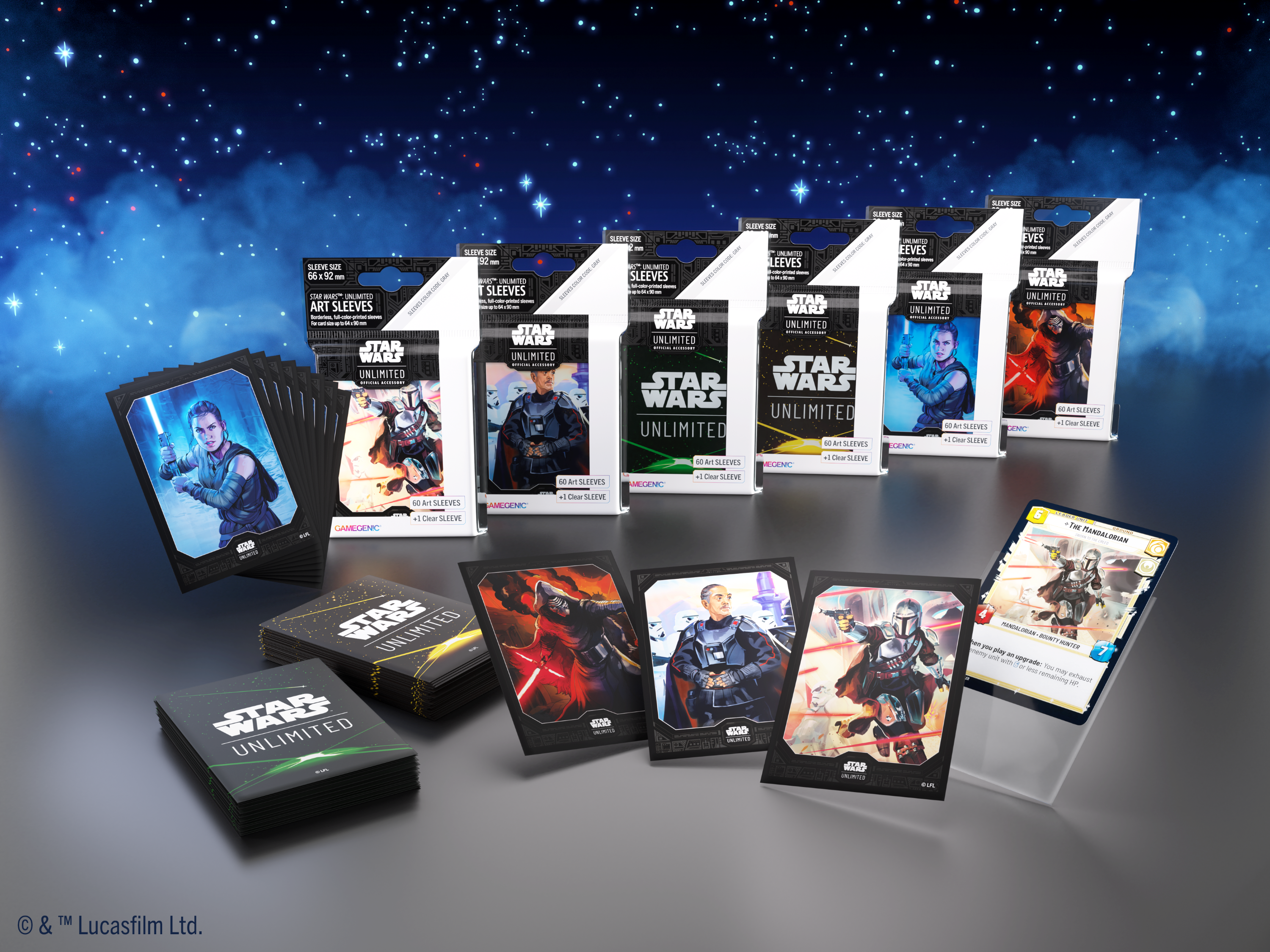 Gamegenic Star Wars: Unlimited Art Sleeves (60 pack) – Speltrollet