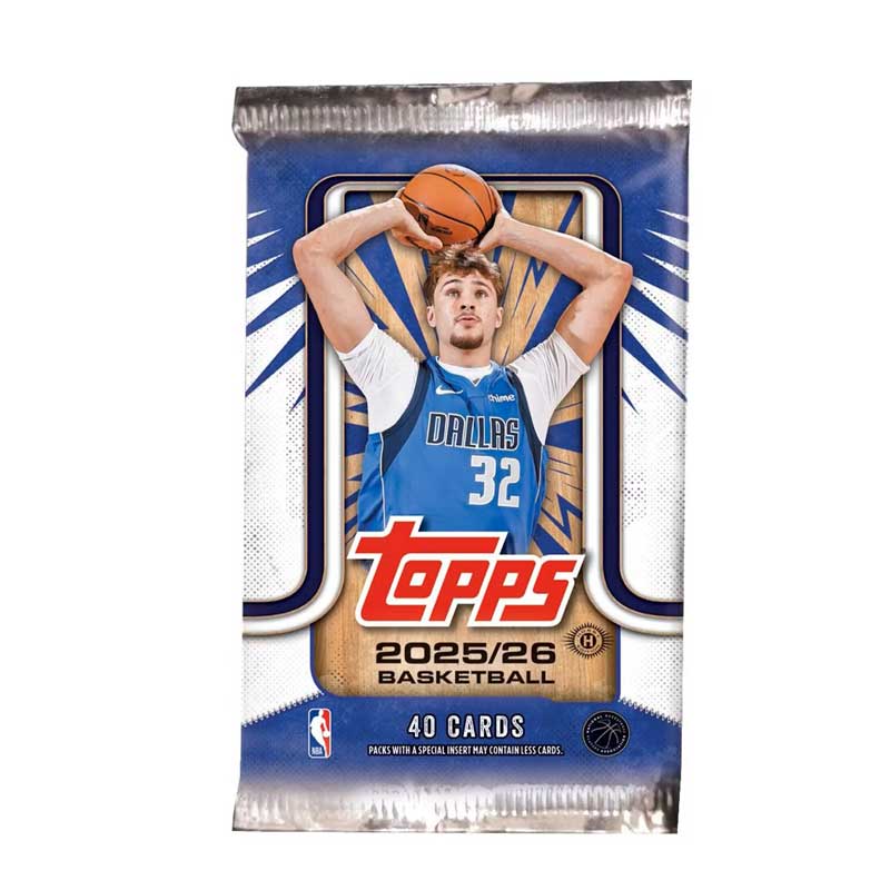 Topps NBA Flagship Basketball 25/26 JUMBO Hobby Booster (40st kort ...