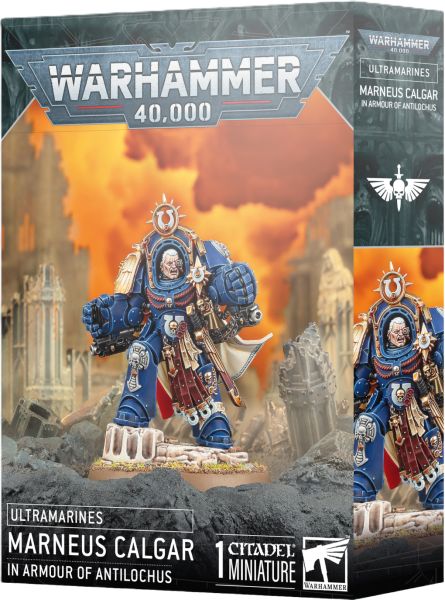 Warhammer: 40K - Ultramarines Marneus Calgar in Armour of Antilochus ...